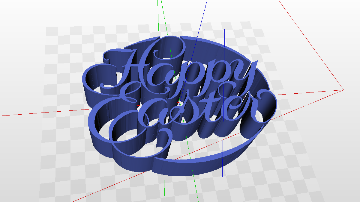 STL file Happy Easter Design 🎨 ・Model to download and 3D print・Cults