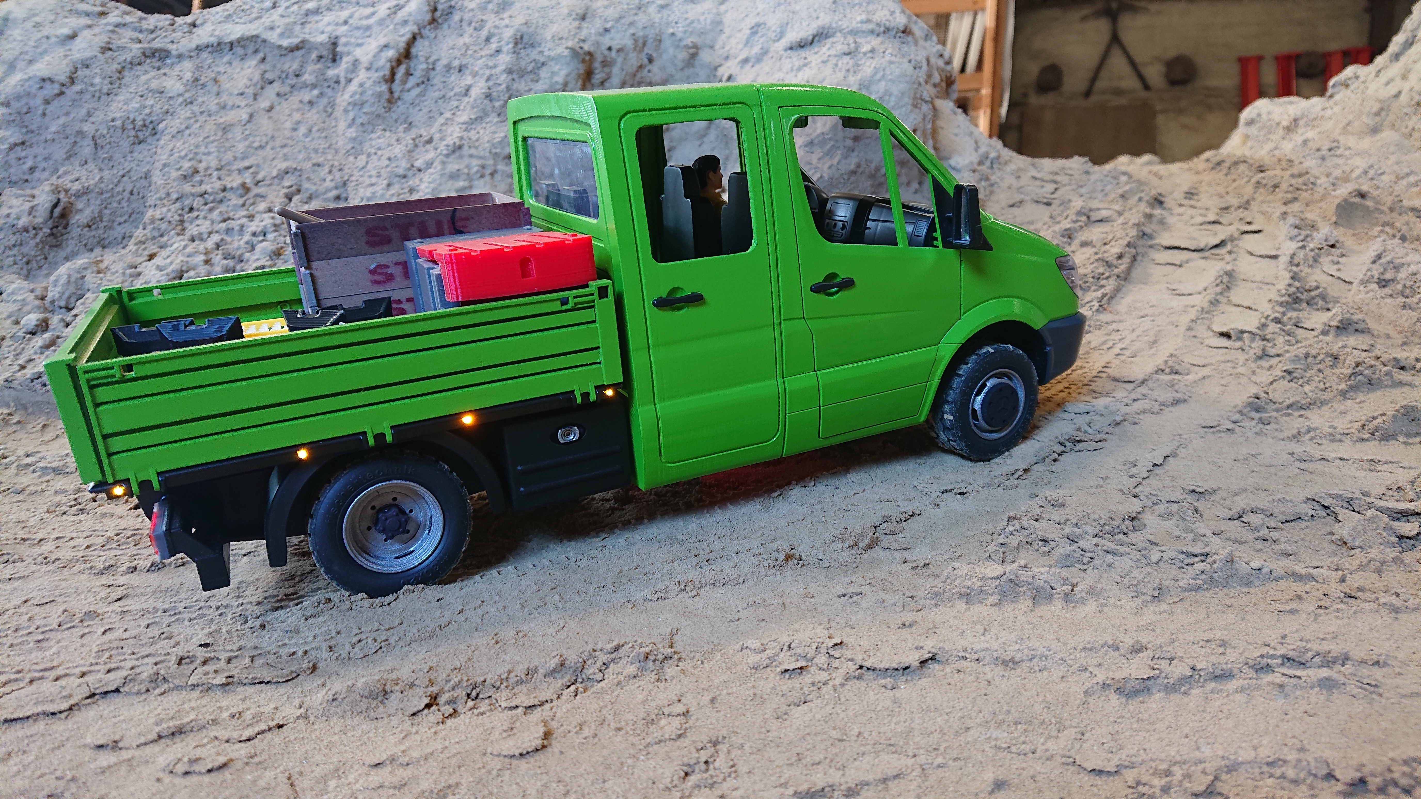 Bruder mercedes sprinter rc conversion
