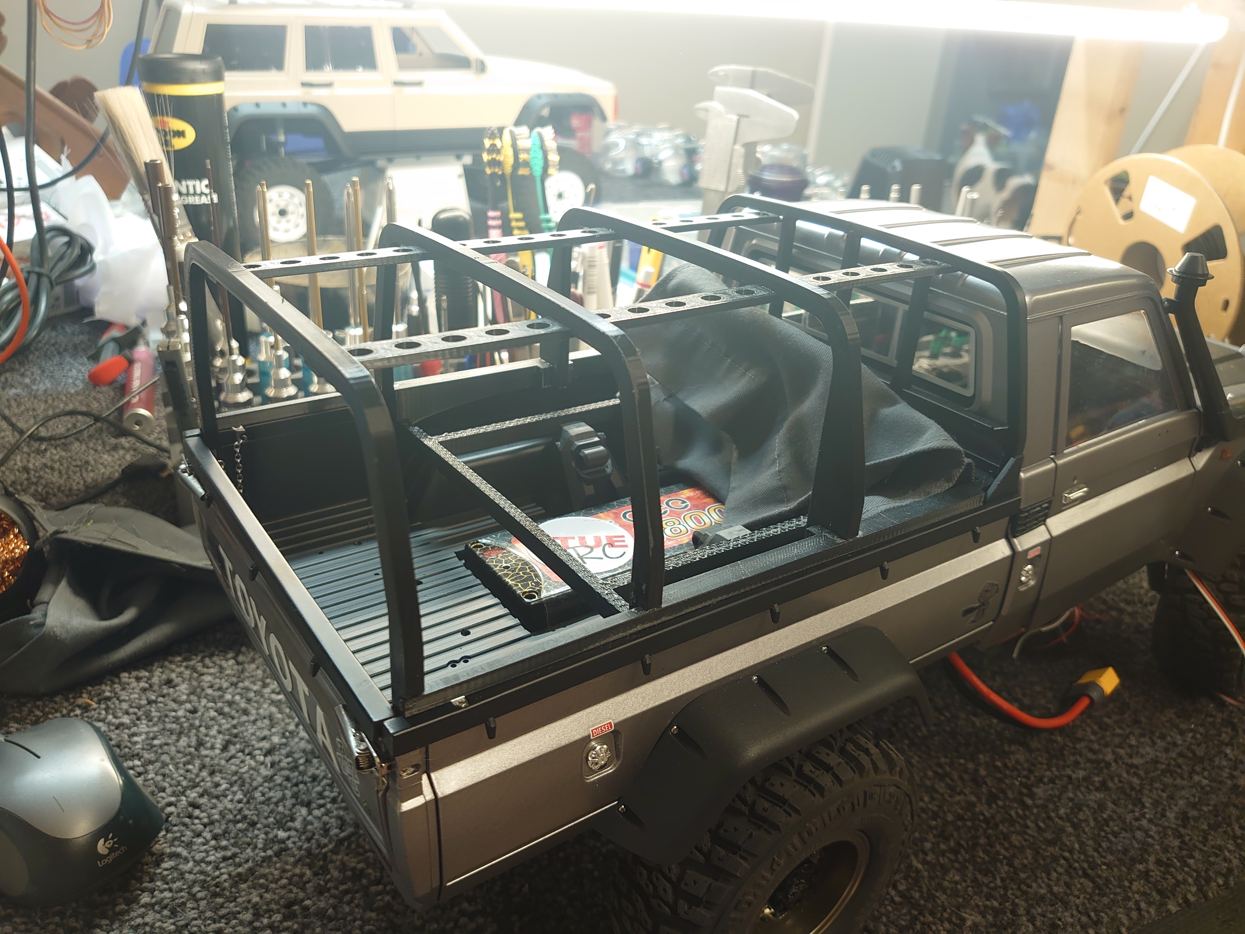 🚗 Rear cage for Killerbody Toyota LC70 (for tarp)・ STL File for ・Cults