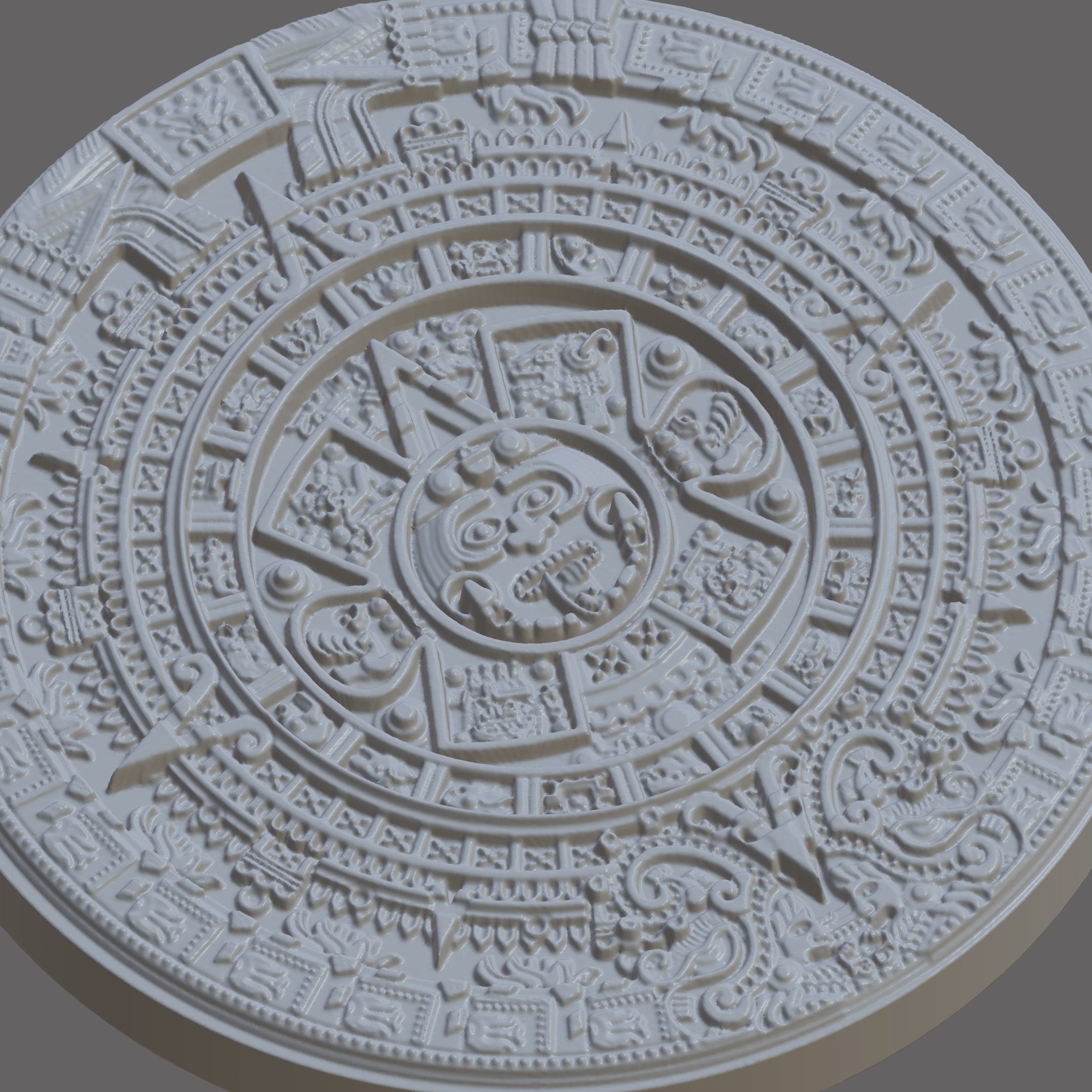 📅 Maya Calendar・Free STL File for ・Cults