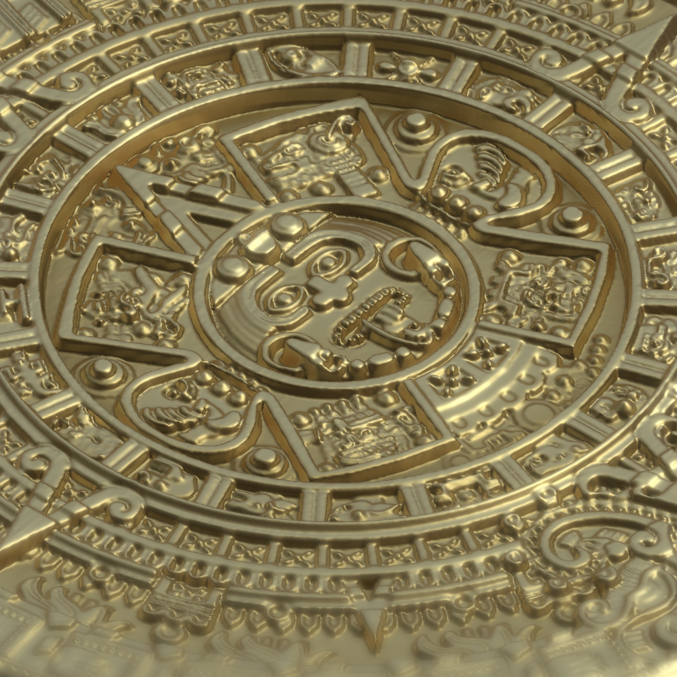 📅 Maya Calendar・Free STL File for ・Cults