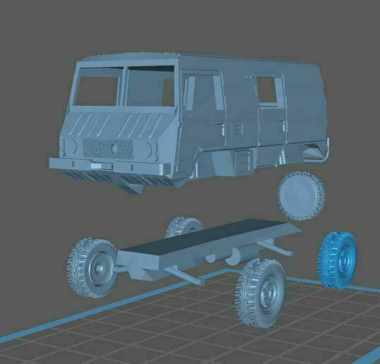 3D file Pinzgauer 1 72 🎨 ・3D print object to download・Cults