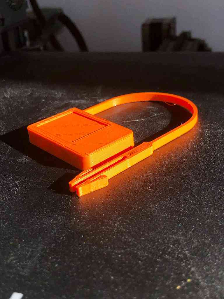 🔒 Heavy duty disposable lock・Free STL File for ・Cults