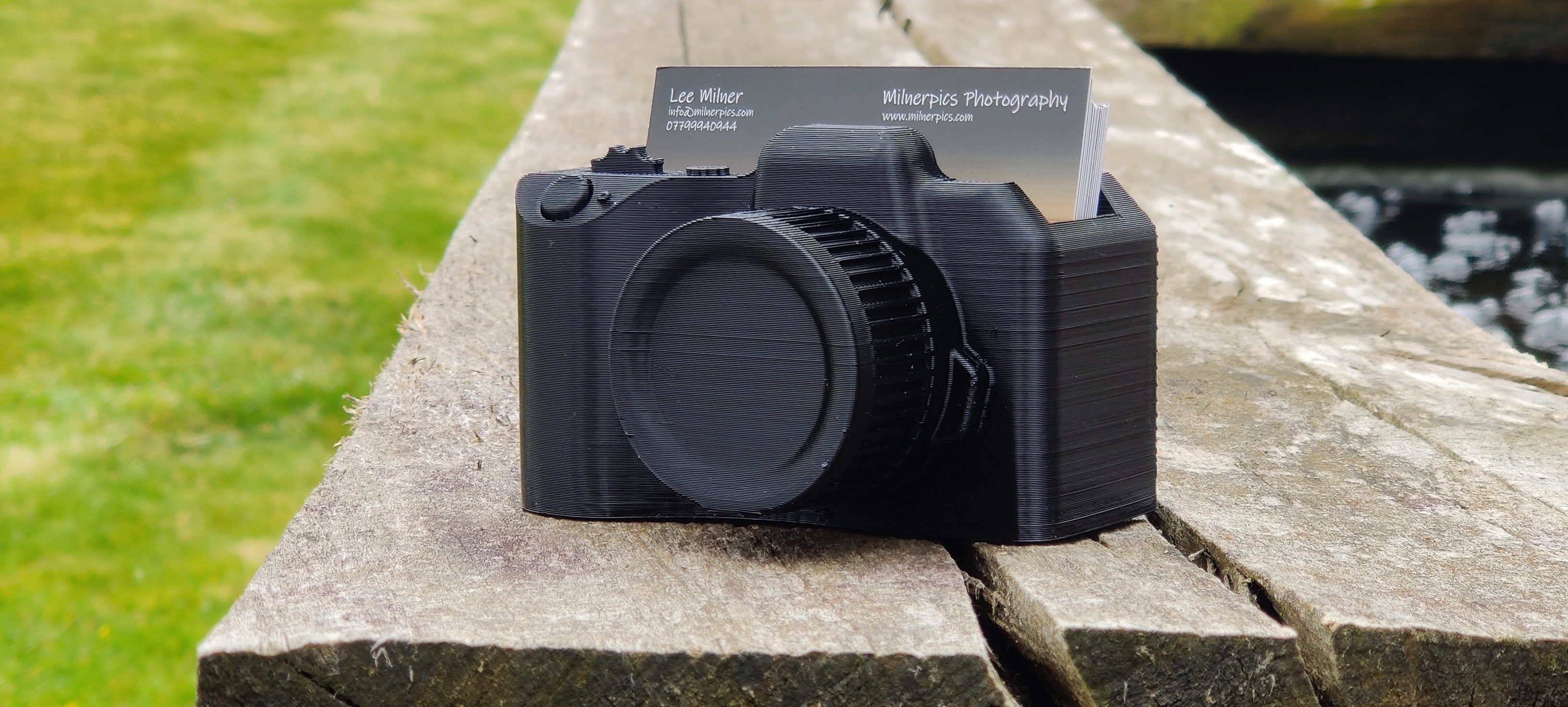 📷 Photography Camera Business card holder・ STL File for ・Cults