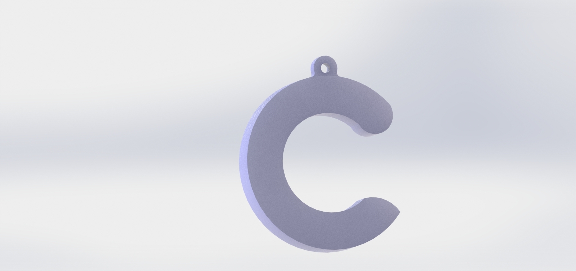 STL file C keychain 🗝️・3D printer model to download・Cults