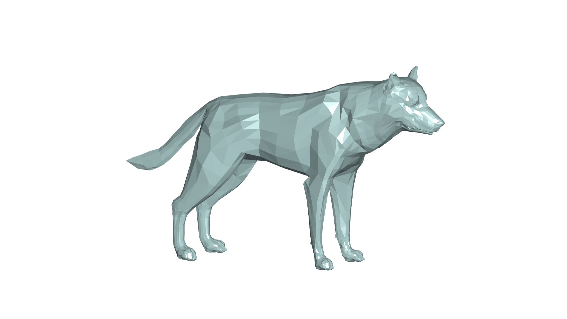 OBJ file WOLF 3d model 🐺 ・3D print design to download・Cults