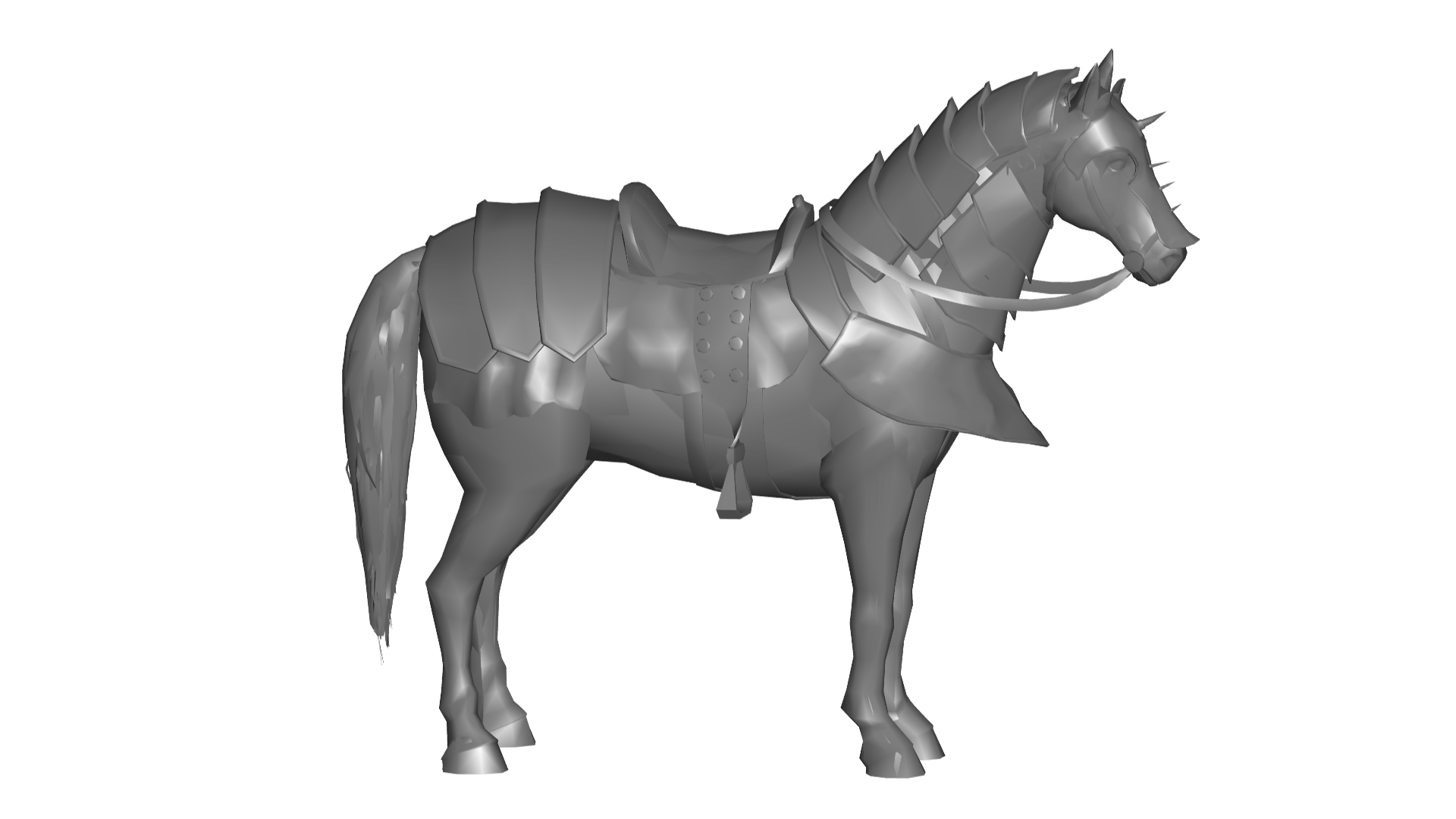 3D file HORSE 3d model 🐎 ・3D printing idea to download・Cults