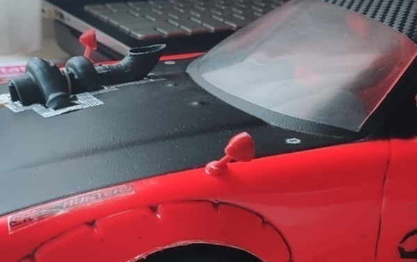 🚗 classic rc car mirror- rc car rearview mirror 1/10・ STL File for ・Cults