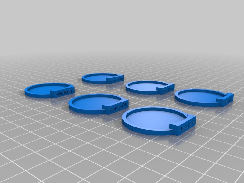🩸 Blood Bowl Skill Markers 25mm and 32mm・Free 3D File for ・Cults