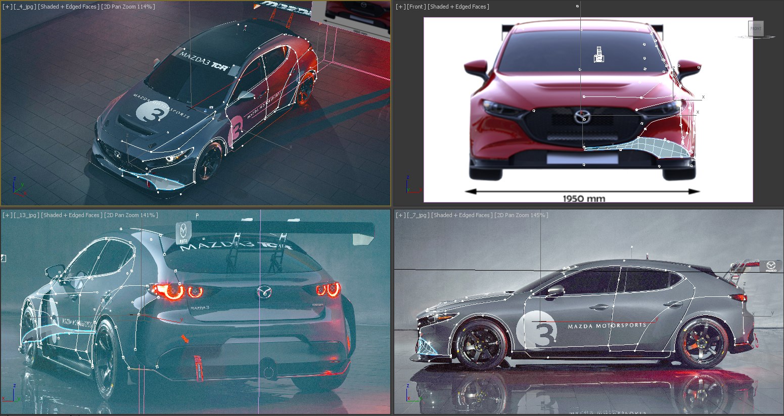 STL file Mazda 3 TCR printable 🚗 (OBJ)・3D printable model to download・Cults