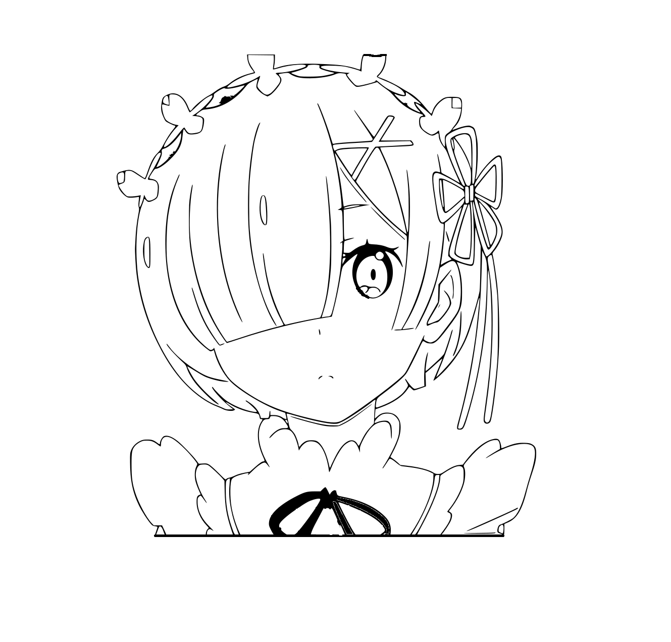 🐏 Rem and Ram; Rezero・Free STL File for ・Cults