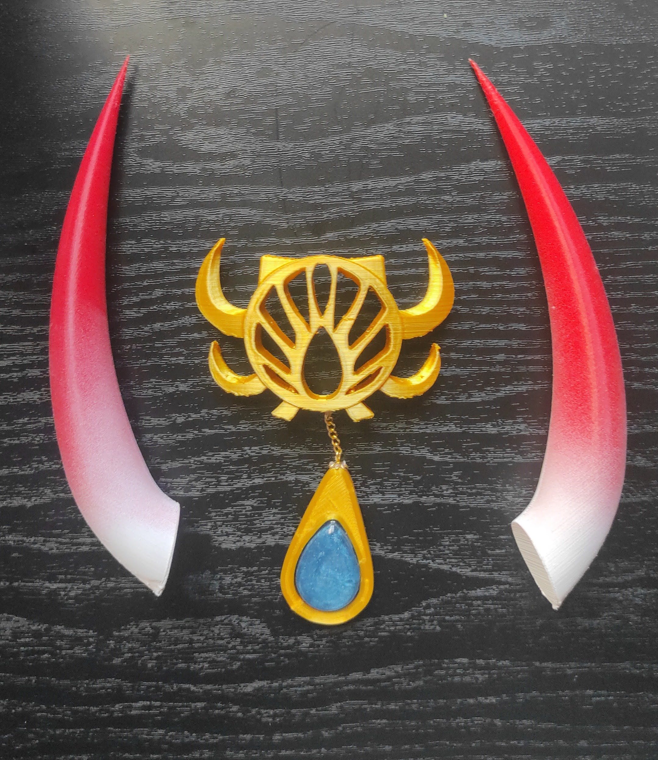 🤘 Shuten Douji Cosplay Horns and jewellery・ 3D File for ・Cults