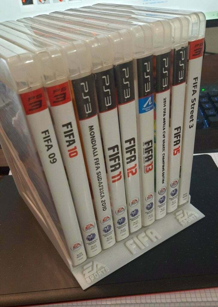 Free STL file Modular videogames and DVD holder (PS5, PS4, PS3, PS2 ...