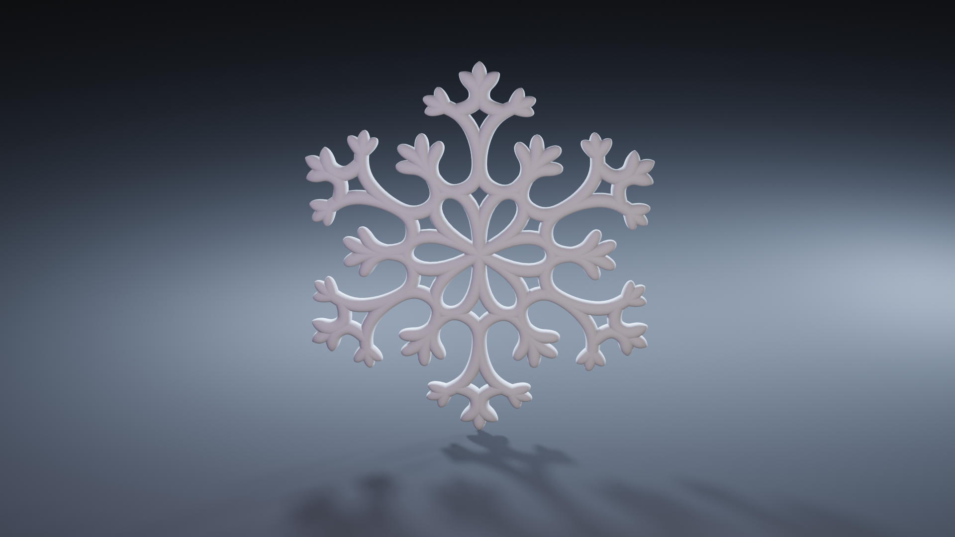 ️ Snowflake・Free STL File for 3D printing・Cults