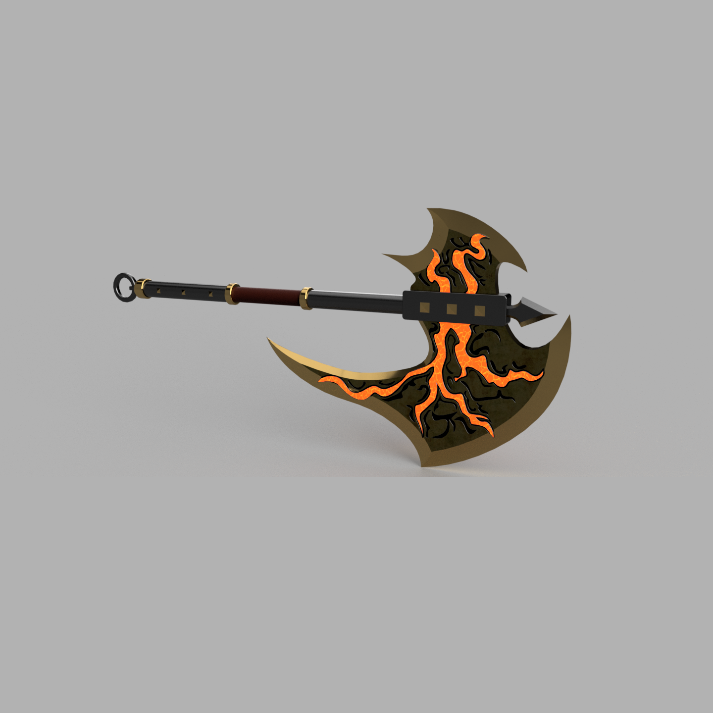 Archivo STL Hacha Magma 🔫 ・Objeto de impresión 3D para descargar・Cults
