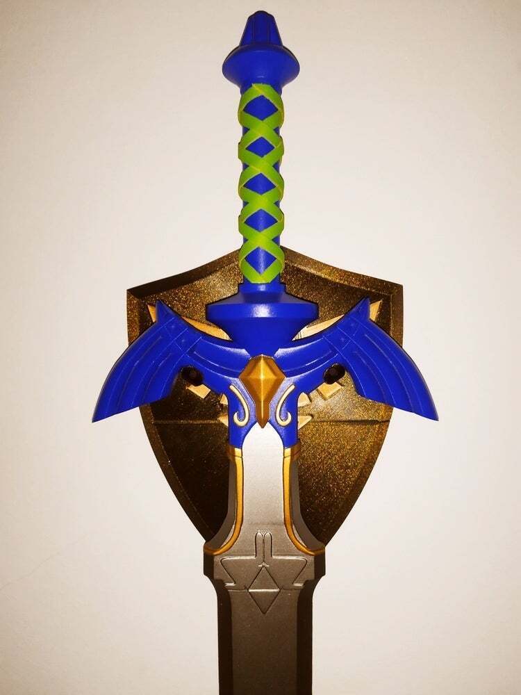 Free STL file Zelda Master Sword Wall Mount Stand 🗡️ ・3D print model to ...