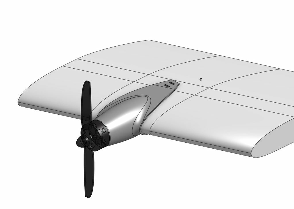 Free STL file Motor Pod for $10 Gilder RC Conversion 🚁 ・3D print design ...