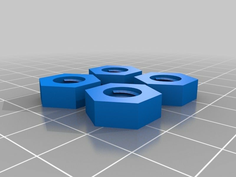 Archivo STL gratuito 4 tuercas 8x20 🔧 ・Idea de impresión 3D para ...