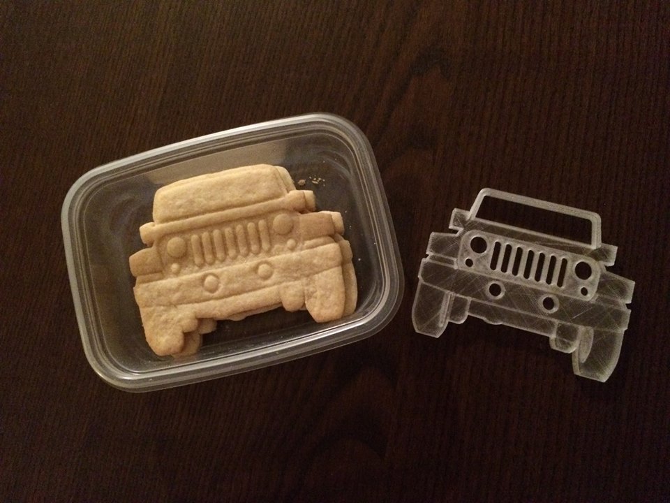 🍪 Jeep Wrangler Cookie Cutter・Free 3D File for ・Cults
