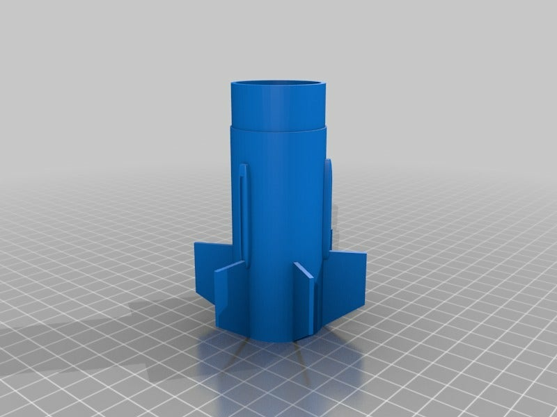 🐏 Fat Ram Jet Rocket・Free STL File for ・Cults