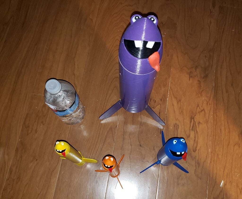 Free STL file Lil'Derp Model Rocket 🚀 ・3D print model to download・Cults