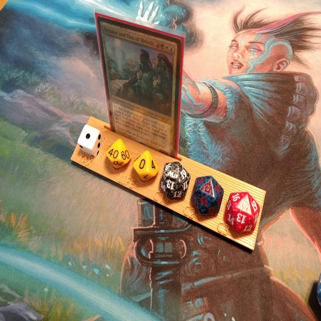 🎲 MTG EDH dice holder: Commander, Life, Commander Tax, and Damage・Free ...