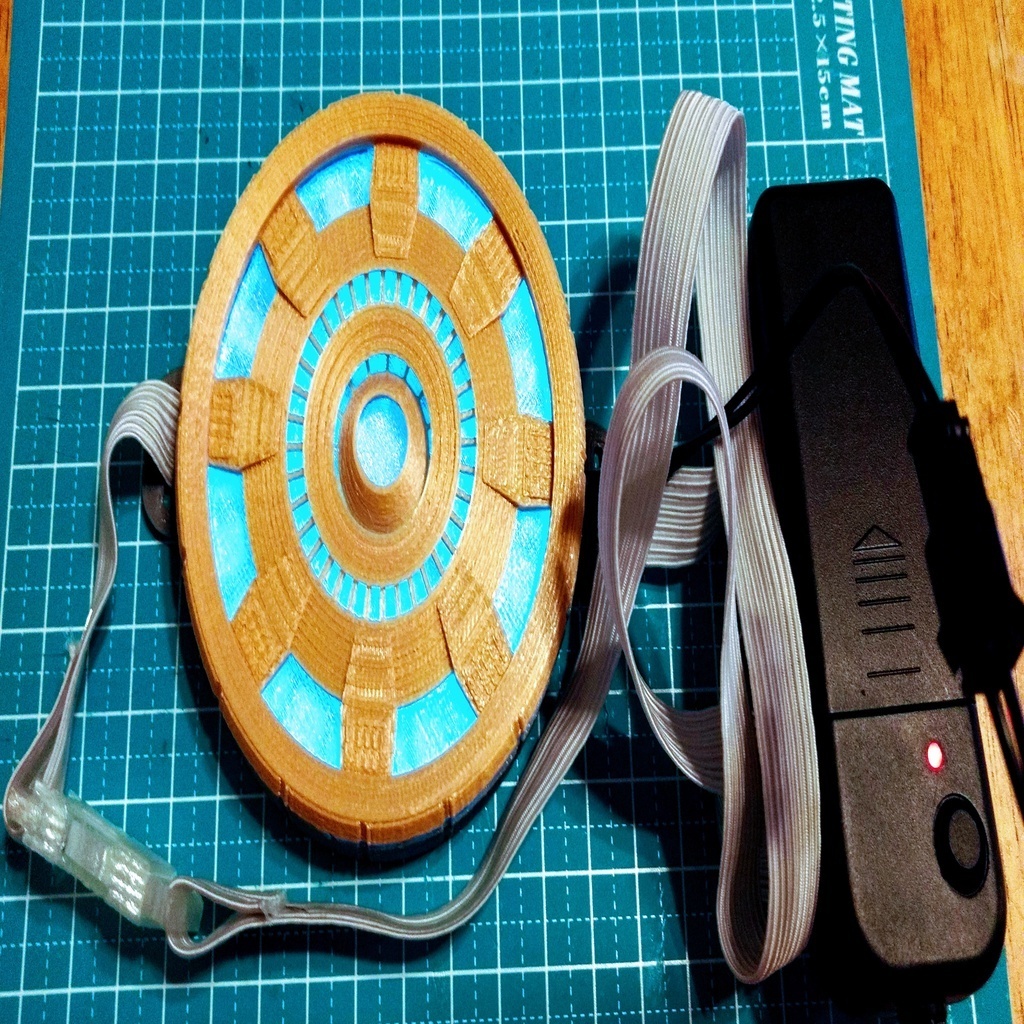 👨 Wearable Tony Stark (Iron Man) Arc Reactors・Free 3D File for ・Cults