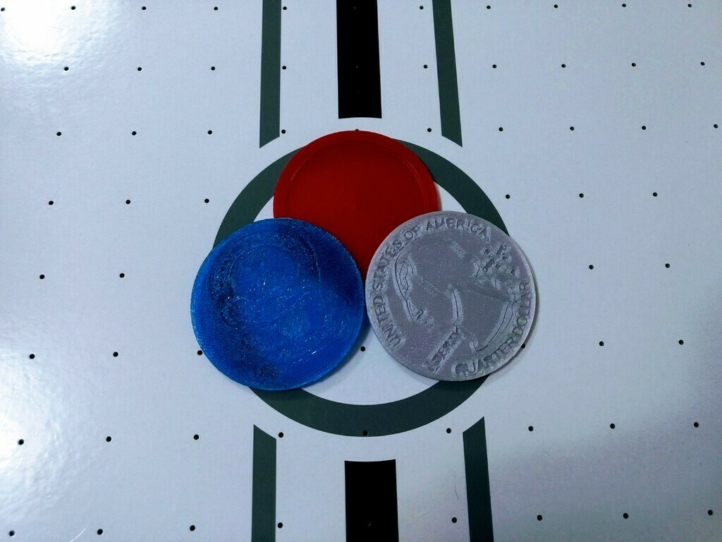 Free 3D file Air Hockey Puck for 48" Table aka the floating quarter 🏒 ...