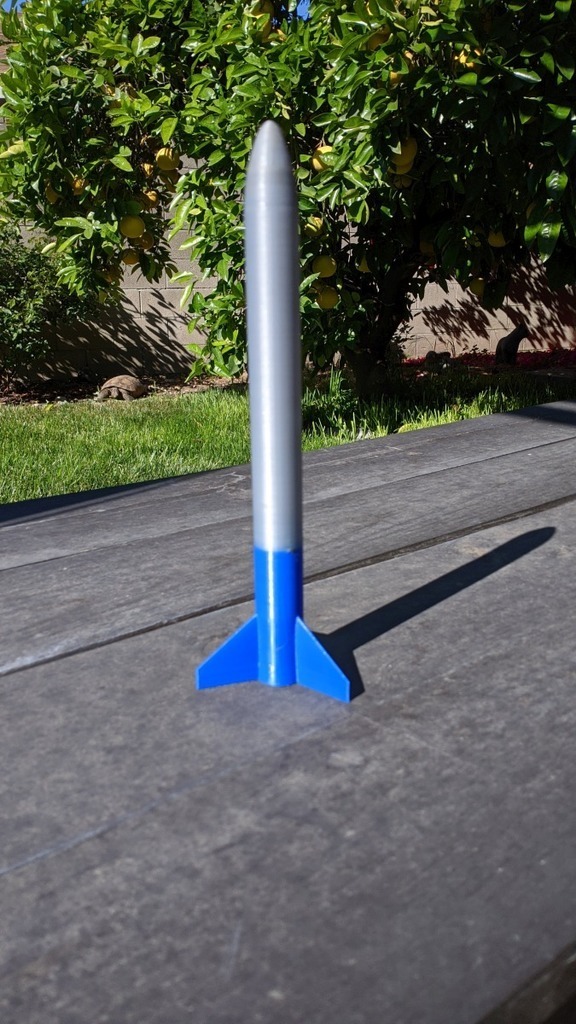 🚀 Compressed Air Rocket・Free 3D File for ・Cults