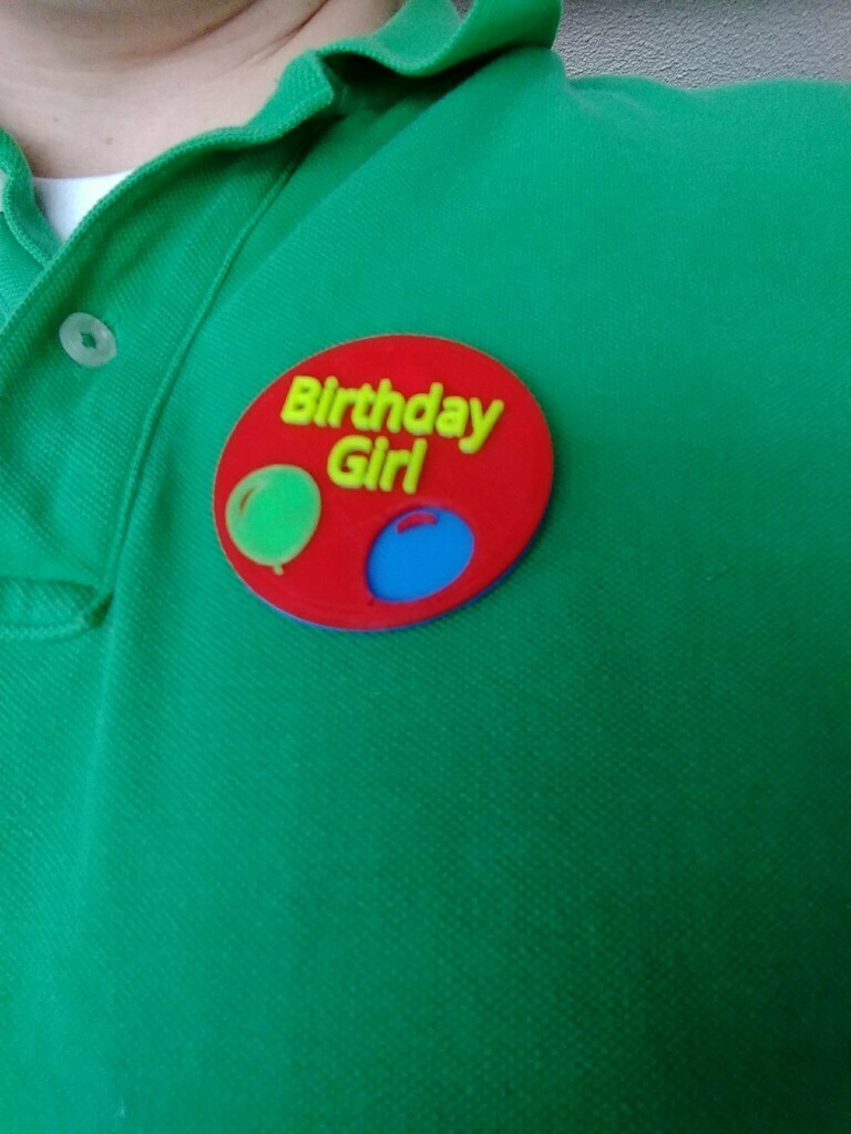 🎂 Multicolored Happy Birthday Button with magnetic back・Free 3D File ...