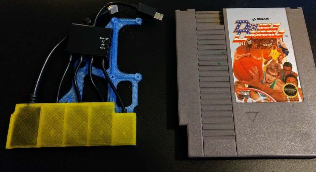 3D print NES cartridge RetroPi Zero case holder・Cults