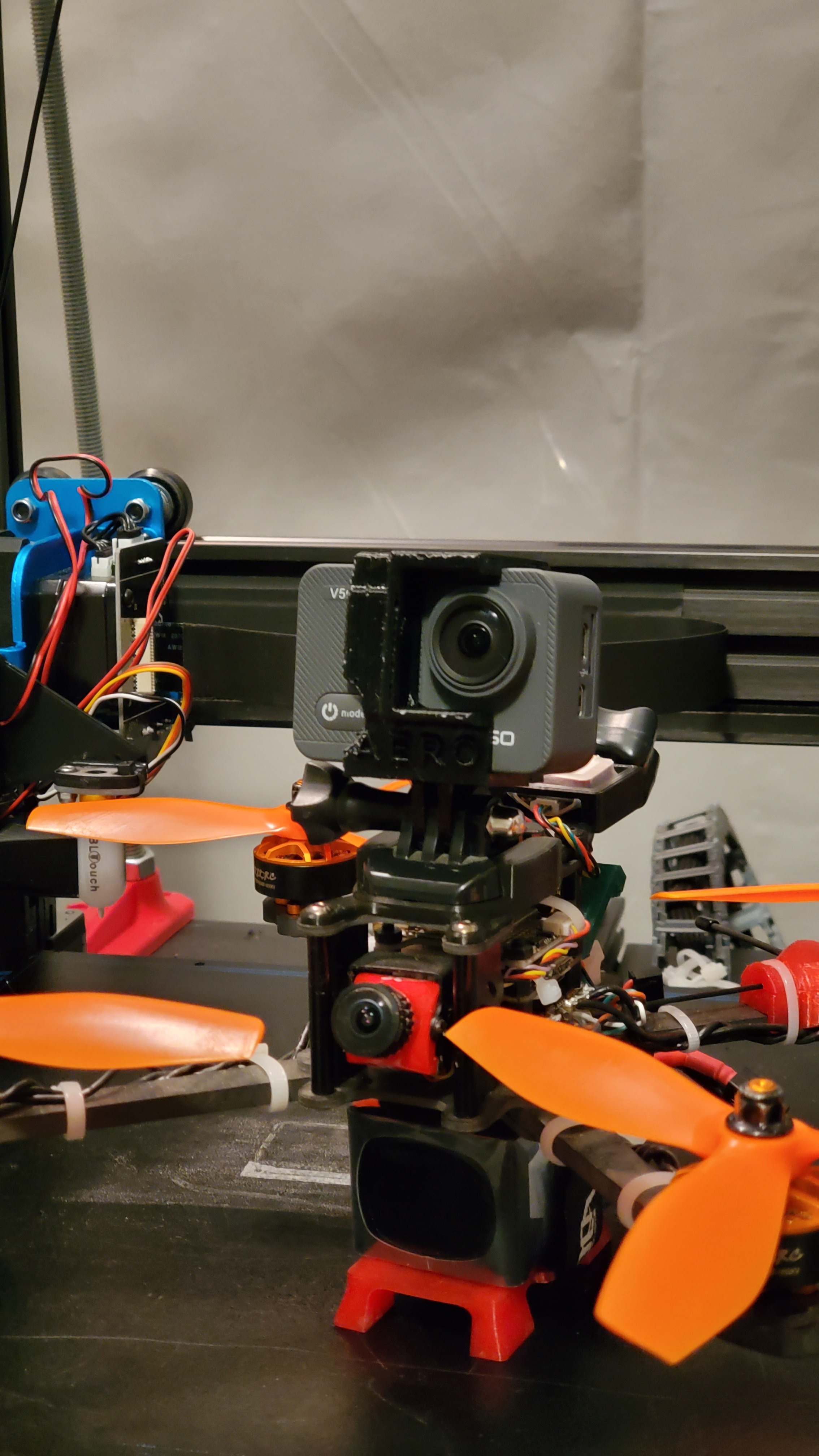 3D printing Akaso V50x universal FPV / GoPro mount・Cults