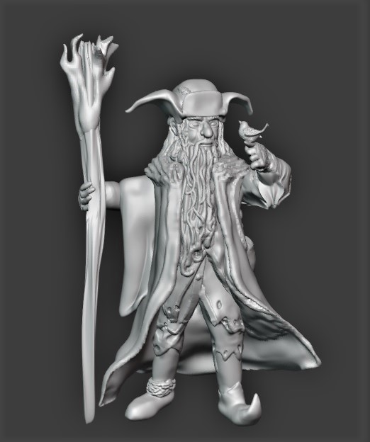 🧙‍♂️ Woodland Wizard・ STL File for ・Cults