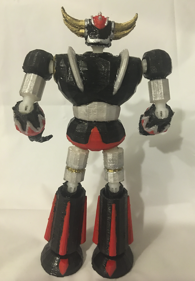 3D file Goldrake 21cm jointed 🤖 ・3D printing idea to download・Cults