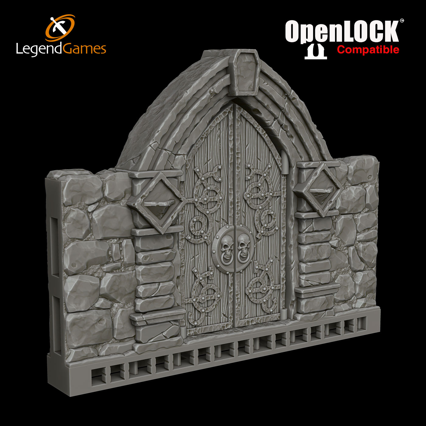STL file OpenLOCK opening doors dungeon doors - LegendGames 🚪 ・Template ...