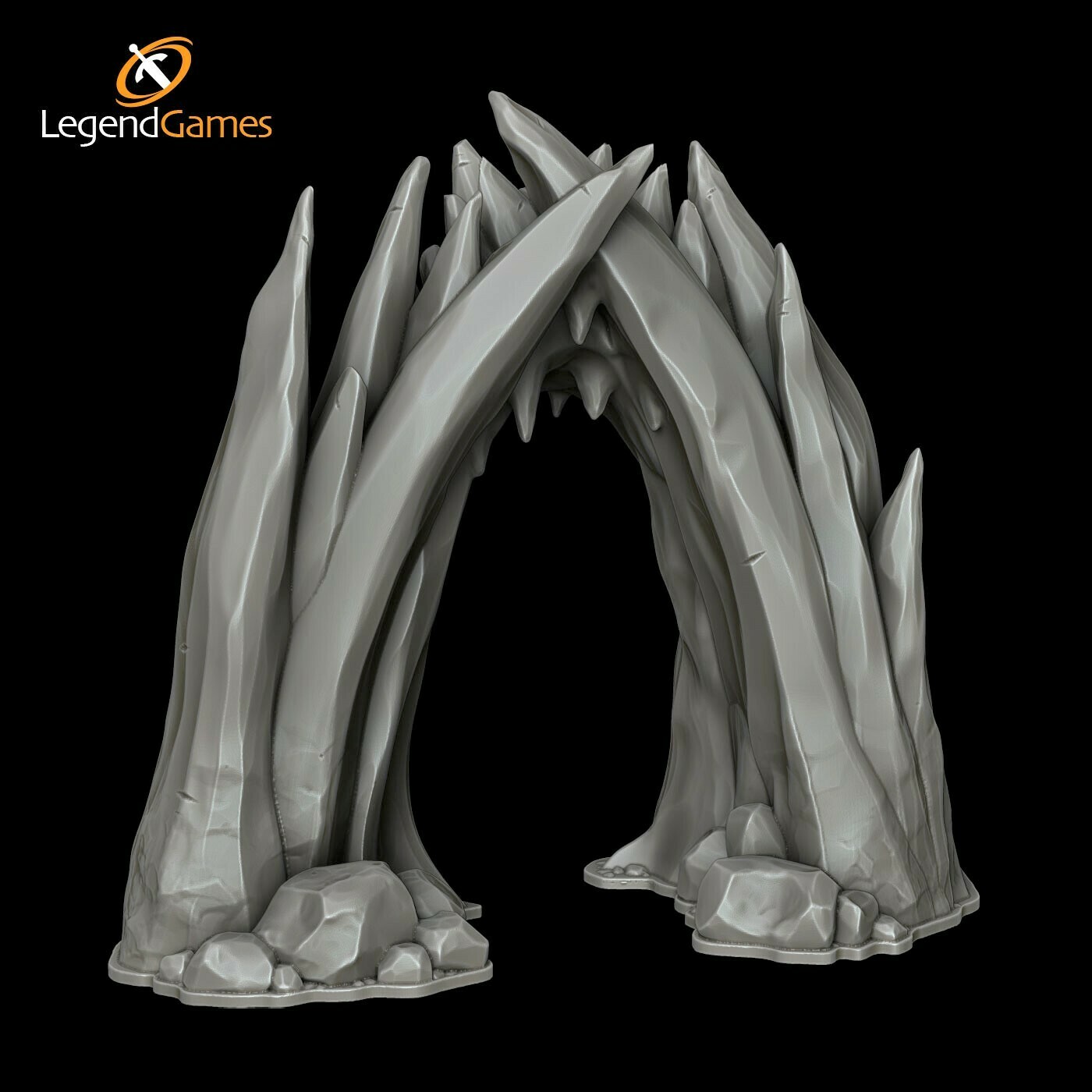 3D file Ice Cavern Arch - LegendGames 🧊 ・3D printable design to ...