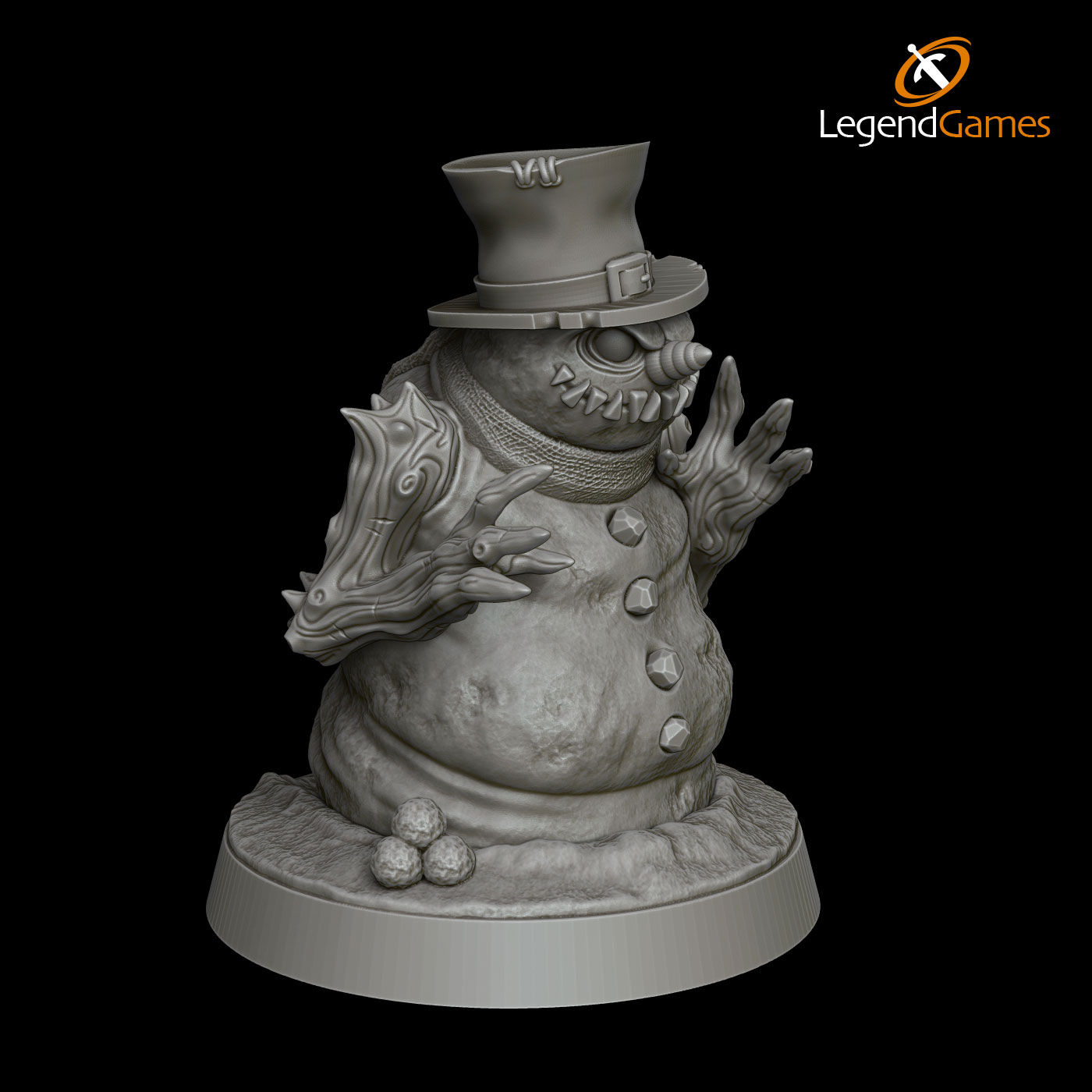 STL file Frosty the Chaos Snowman - and Evil Snowman to haunt your ...