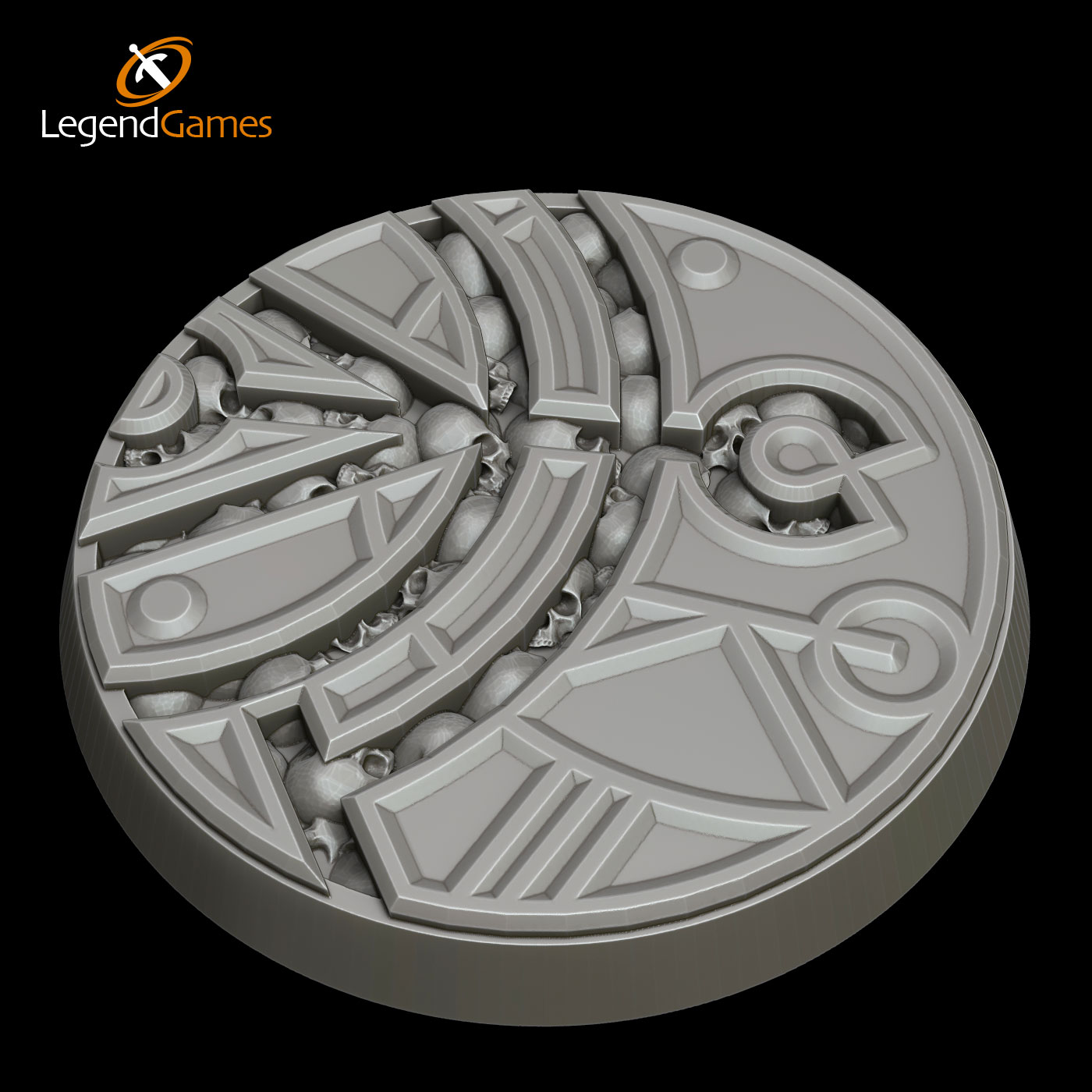 💀 40mm Eldar bases - round sigil and skull bases - LegendGames・ STL ...