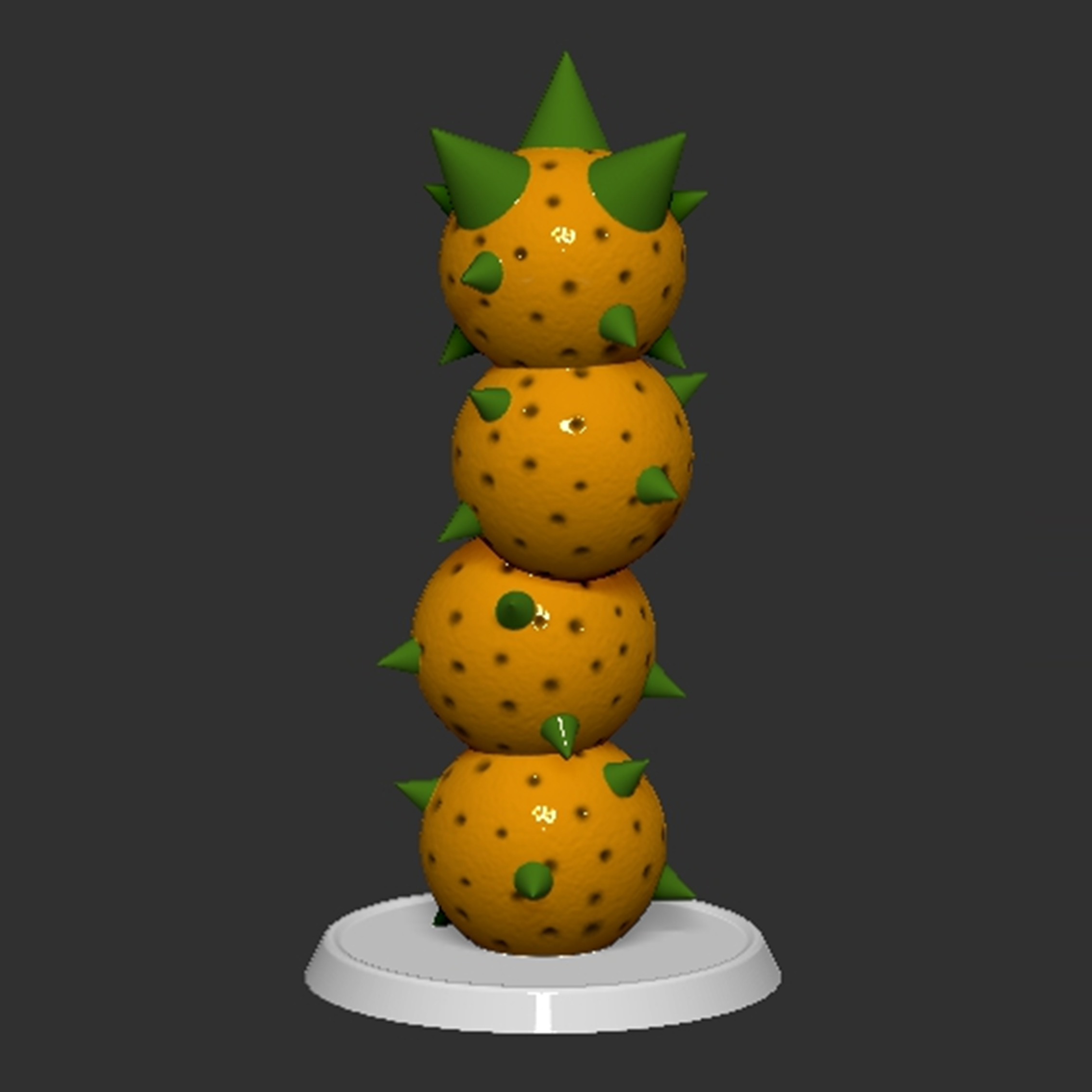 🎲 Pokey Mario Enemy Based・ STL File for ・Cults