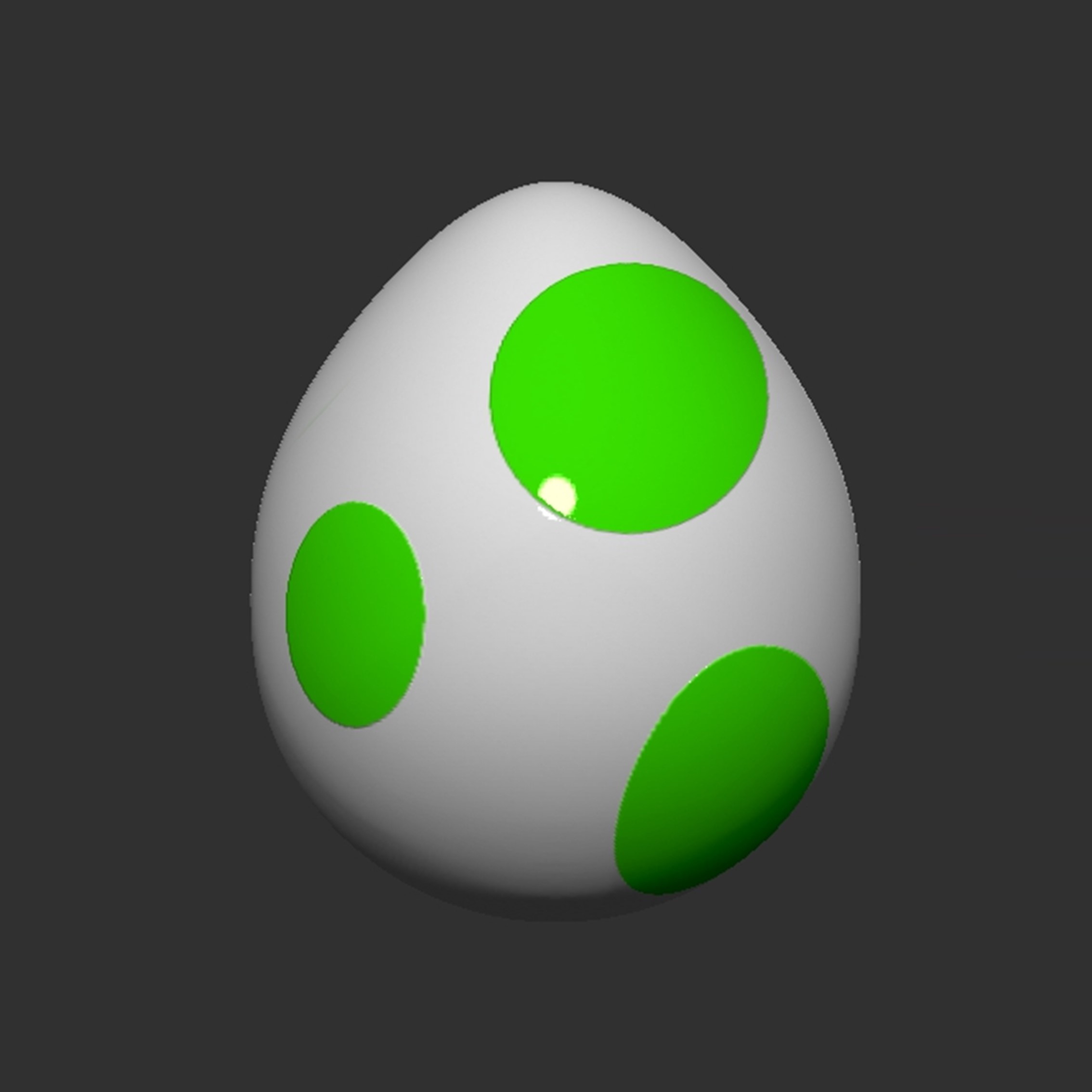 STL file Yoshi Egg 🥚 ・3D printer model to download・Cults