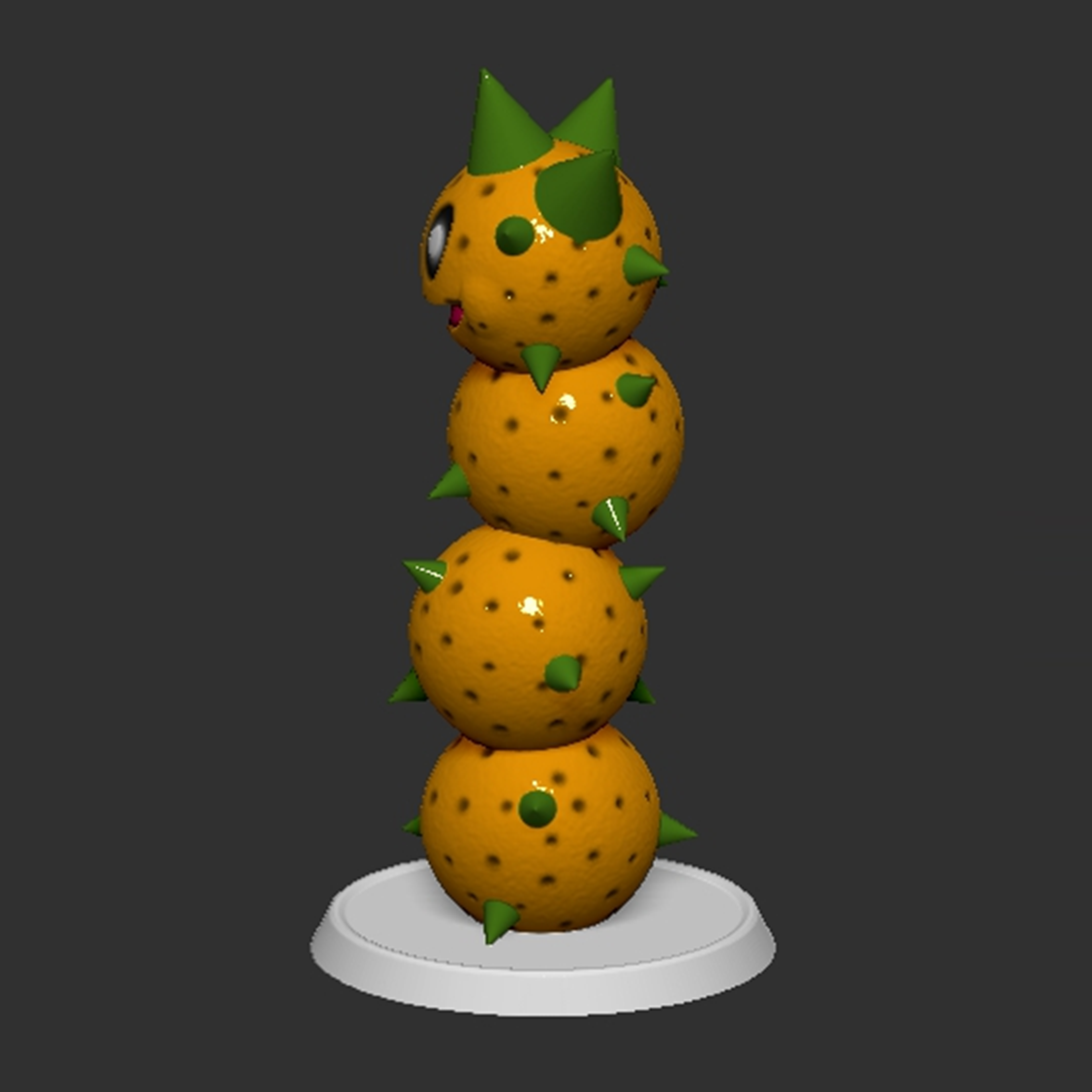 🎲 Pokey Mario Enemy Based・ STL File for ・Cults