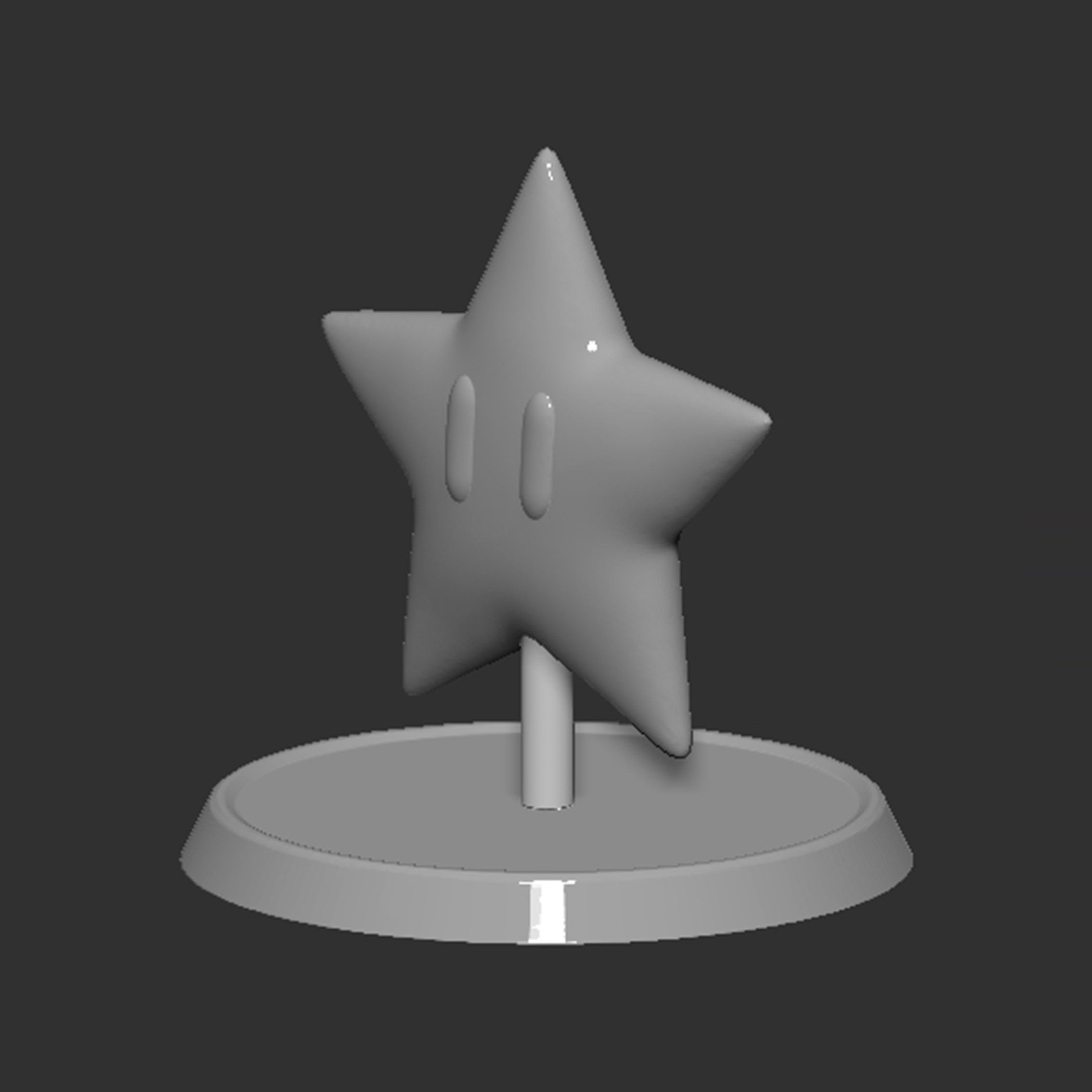 ⭐ Mario Star Based・ STL File for ・Cults