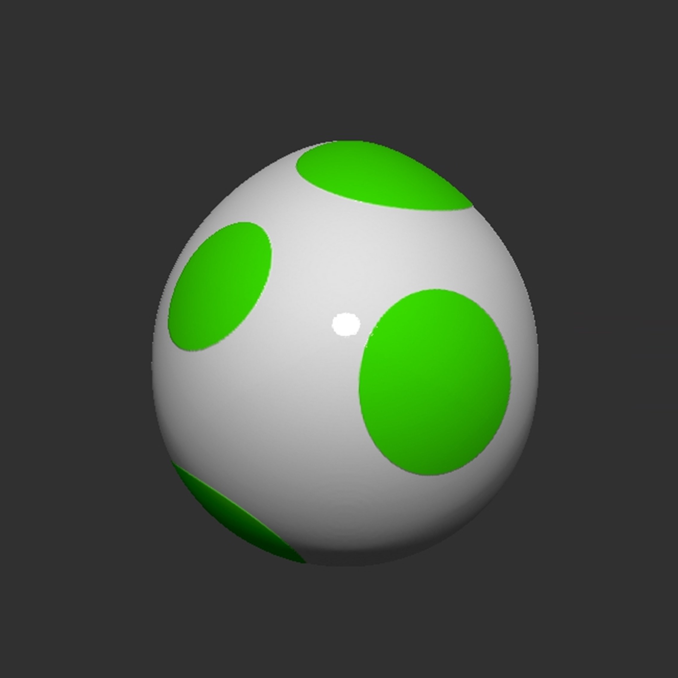STL file Yoshi Egg 🥚 ・3D printer model to download・Cults