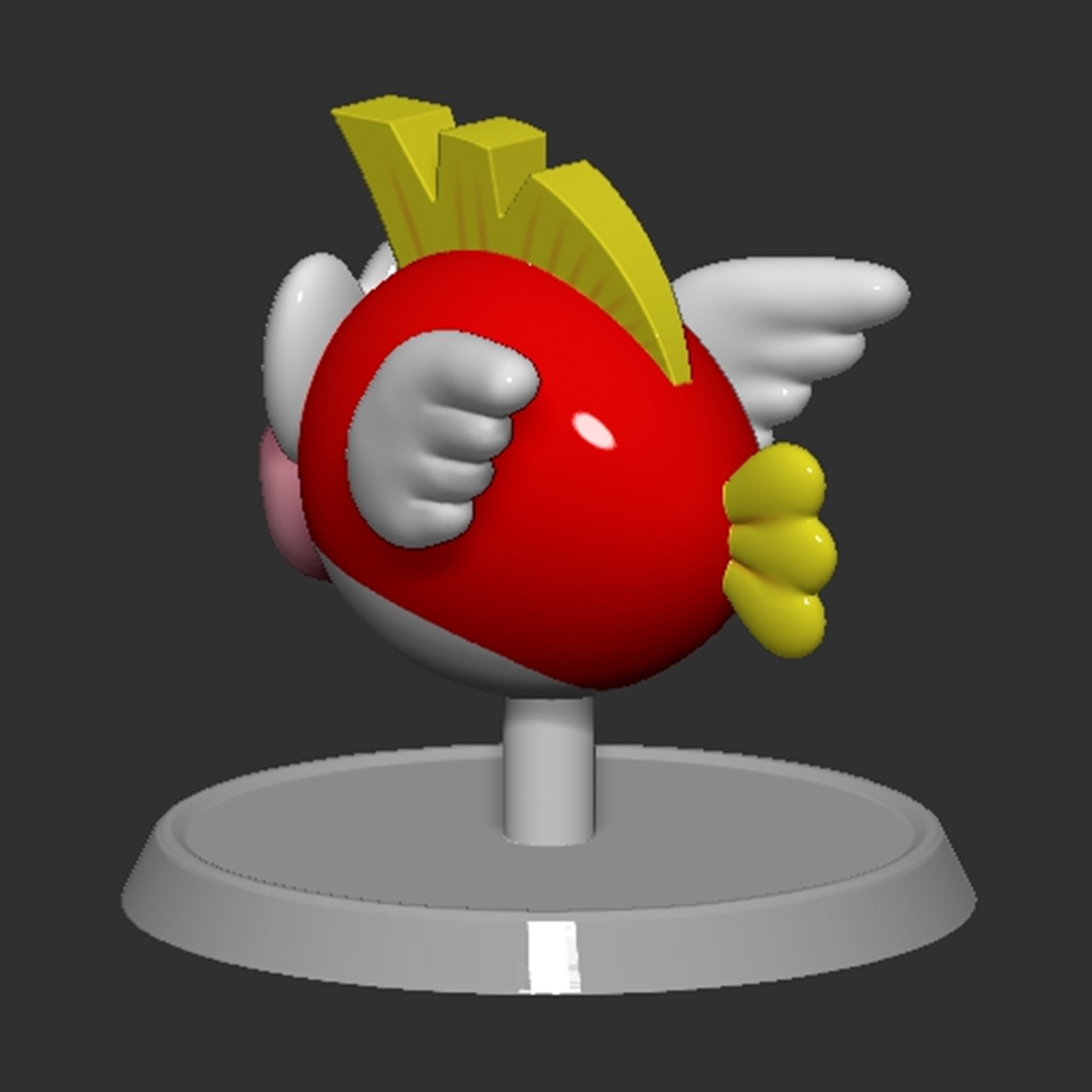 Archivo STL Mario Cheep Cheep Fish Based 🐠・Diseño de impresión en 3D ...