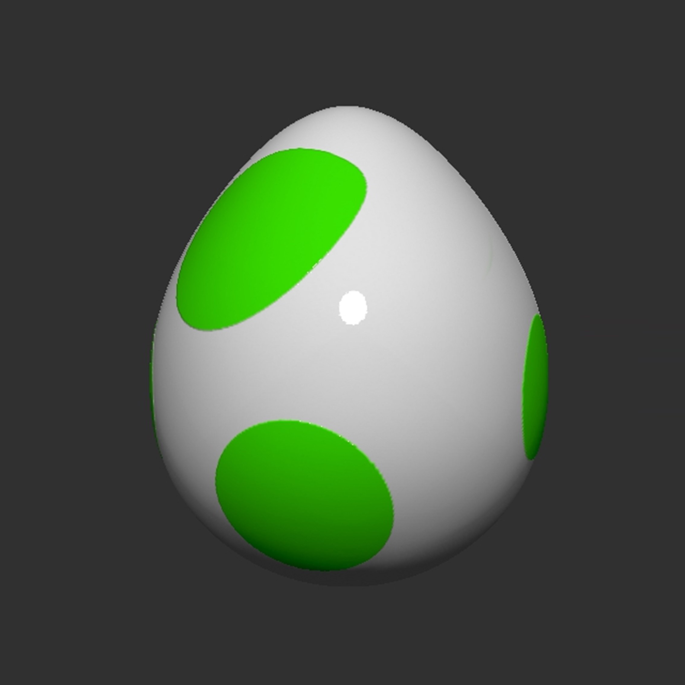 STL file Yoshi Egg 🥚 ・3D printer model to download・Cults