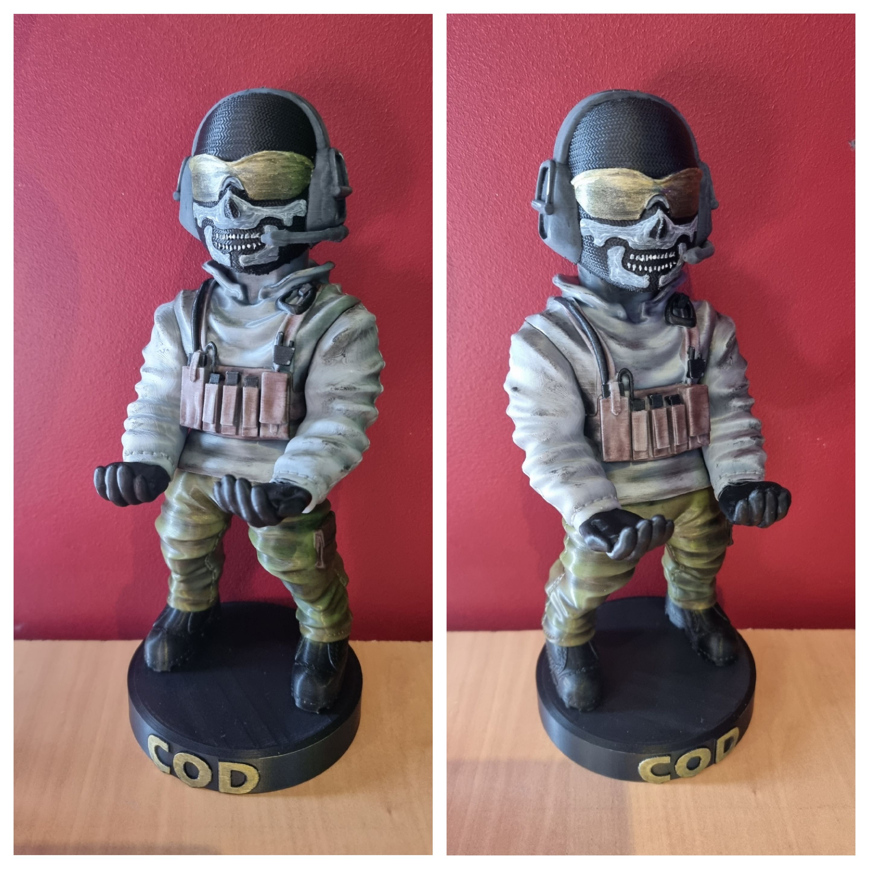 3D printing Ghost Call of duty • made with Wanhao・Cults