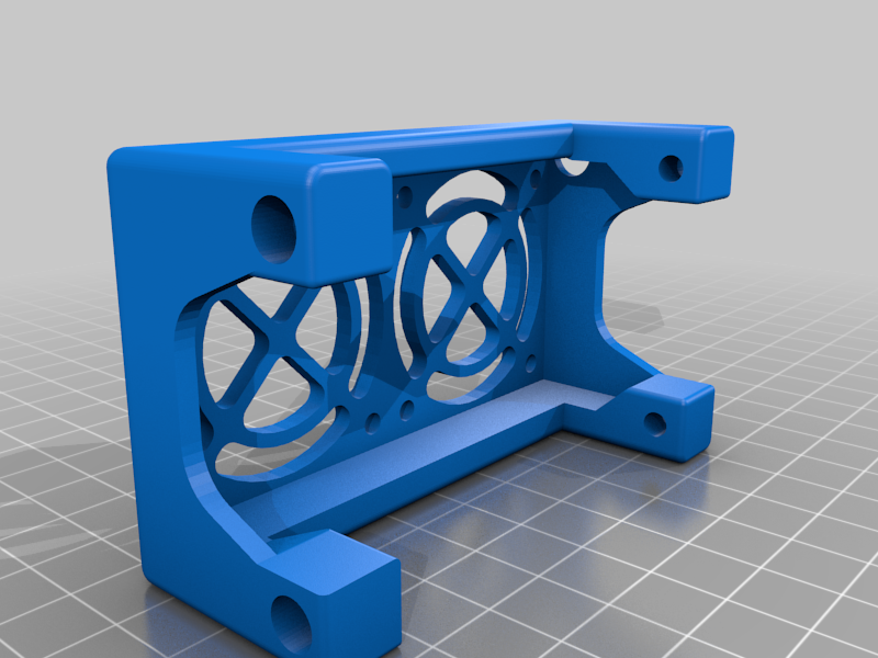 🚁 XMaxx Single Piece Motor Fan Mount・Free 3D File for ・Cults