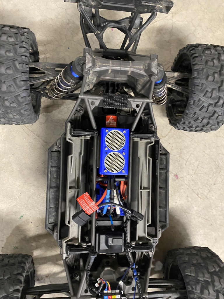 🚁 XMaxx Single Piece Motor Fan Mount・Free 3D File for ・Cults
