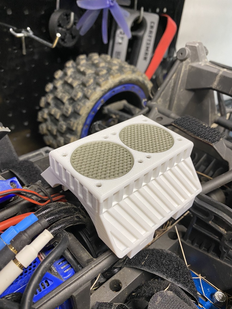 🚁 XMaxx Dual 40mm Fan・Free 3D File for ・Cults