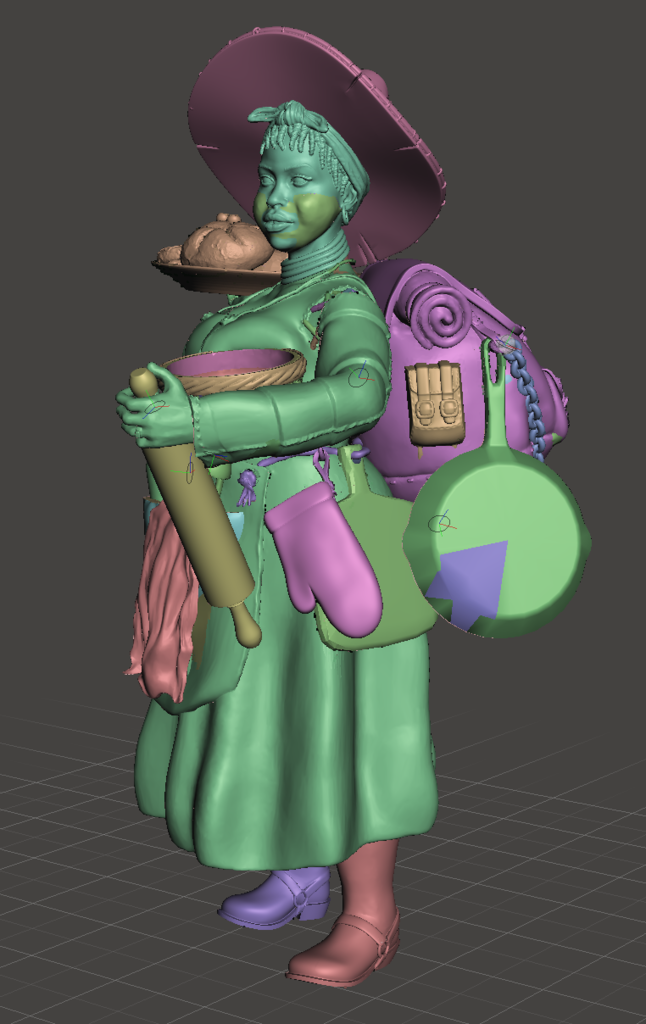 🧙‍♀️ Gingerbread Witch・Free 3D File for ・Cults